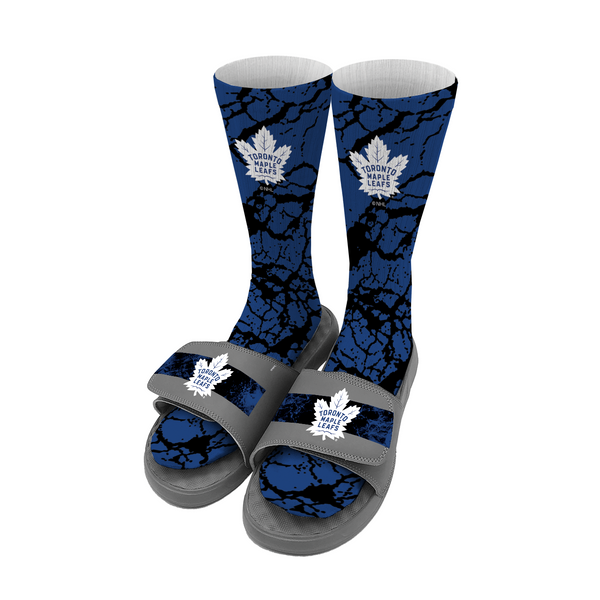 Toronto Maple Leafs Distressed Sock Bundle - ISlide