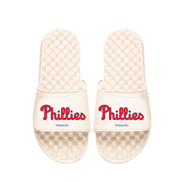 Philadelphia Phillies Wordmark Mitchell & Ness Slides - ISlide