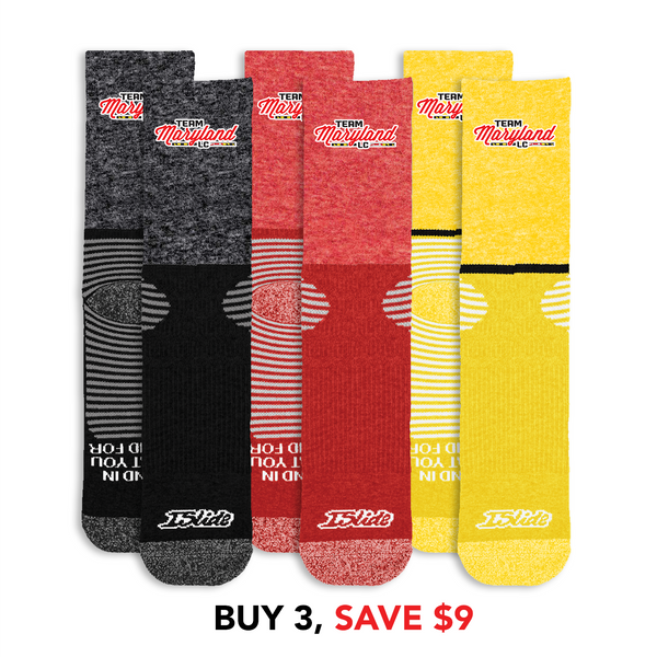 Team Maryland LC Primary Socks Bundle - ISlide
