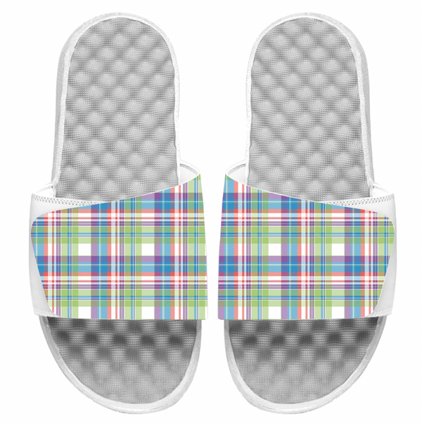 Summer Plaid Slides - ISlide